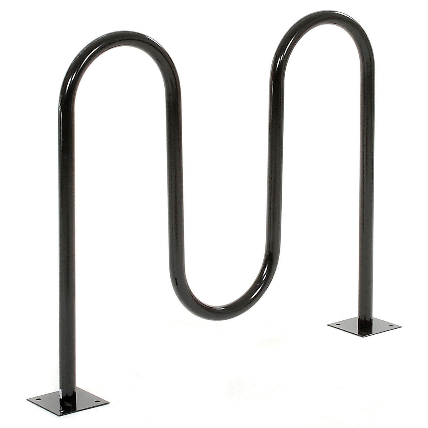 41"L Wave Bike Rack, Black, Flange Mount, 5-Bike Capacity - Walmart.com
