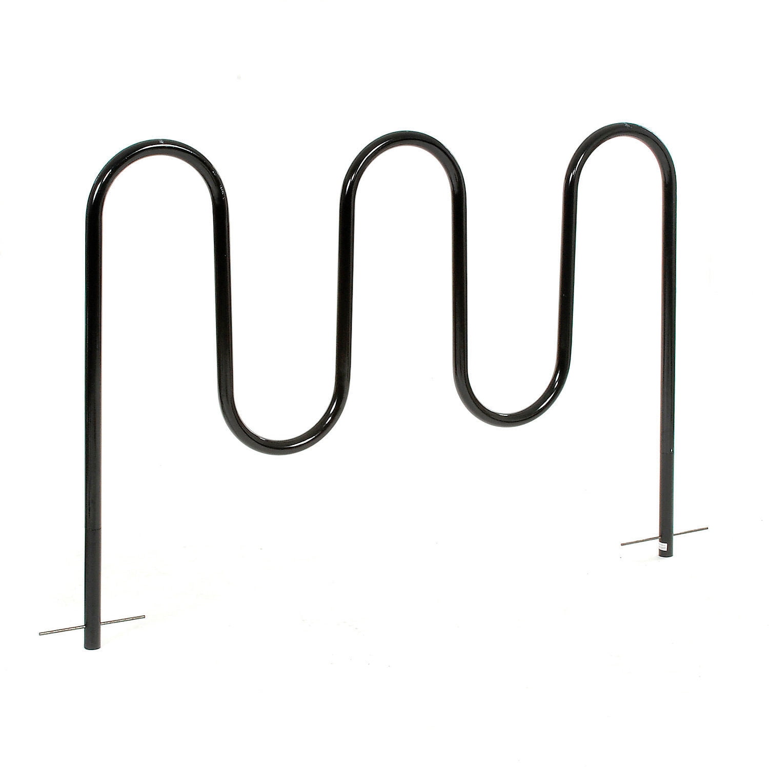 Global Industrial Wave Bike Rack 7-Bike Capacity Below Ground Mount ...
