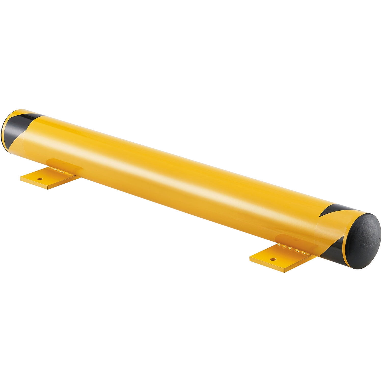 Global Industrial Floor Stop Bollard w/Removable Caps, 4-1/2" Dia. x 48 ...