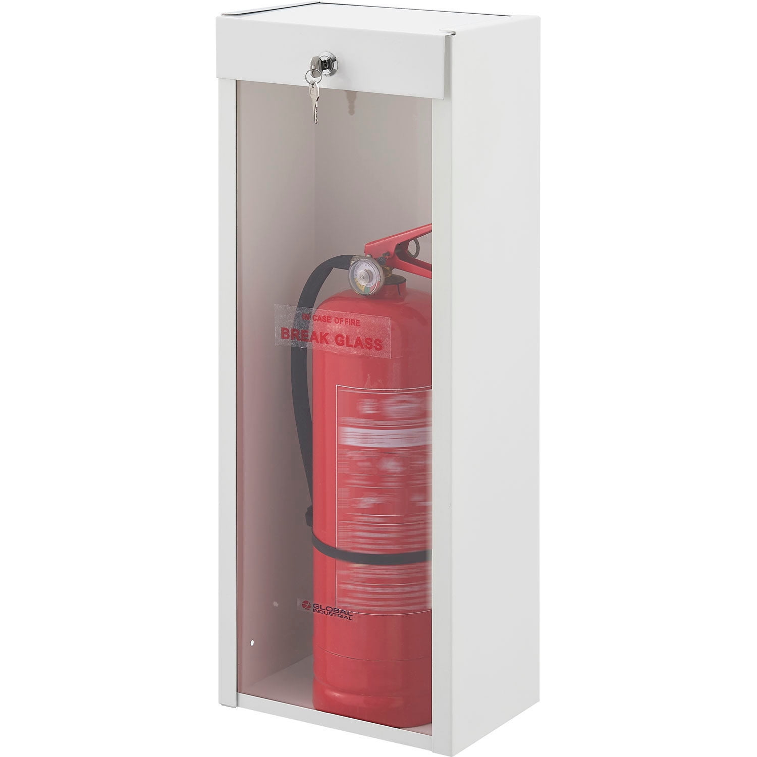 Global Industrial 670601 Fire Extinguisher Cabinet - Surface Mount ...
