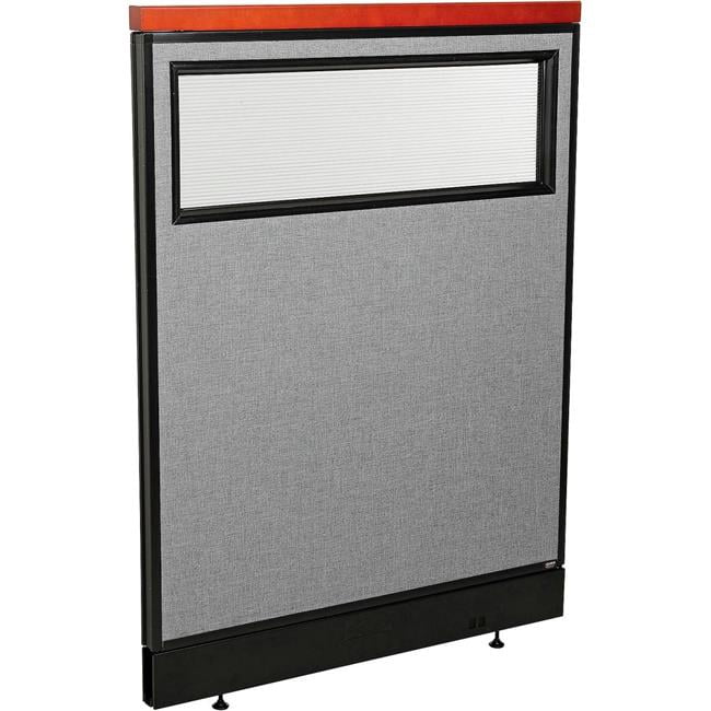 Global Industrial 694773WPGY Interion Deluxe Office Partition Panel ...