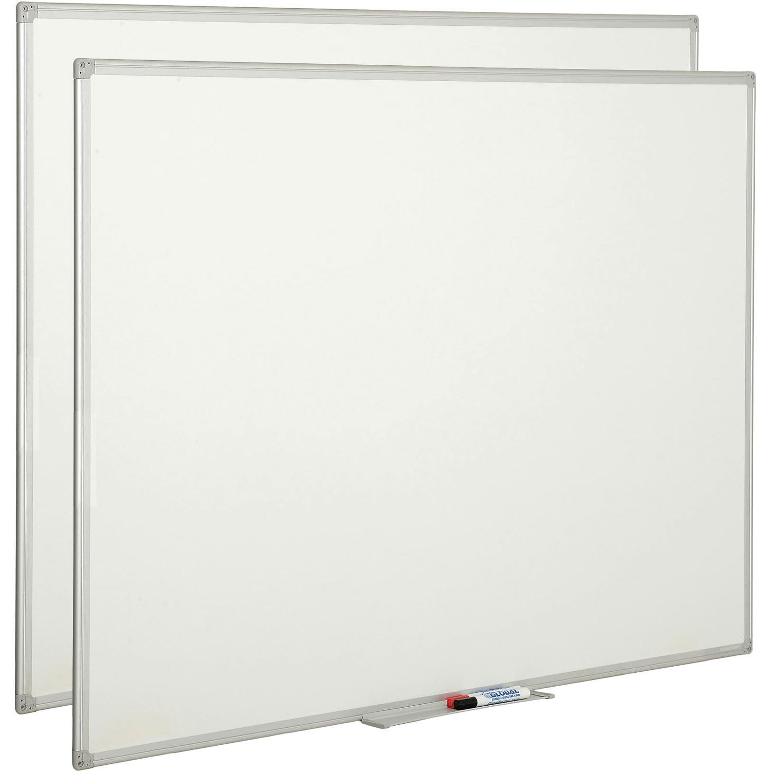48"W x 36"H Double Sided Melamine Dry Erase Whiteboard, 2/Pk - Walmart.com