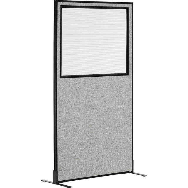Global Industrial 695787FWGY Interion Freestanding Office Partition ...