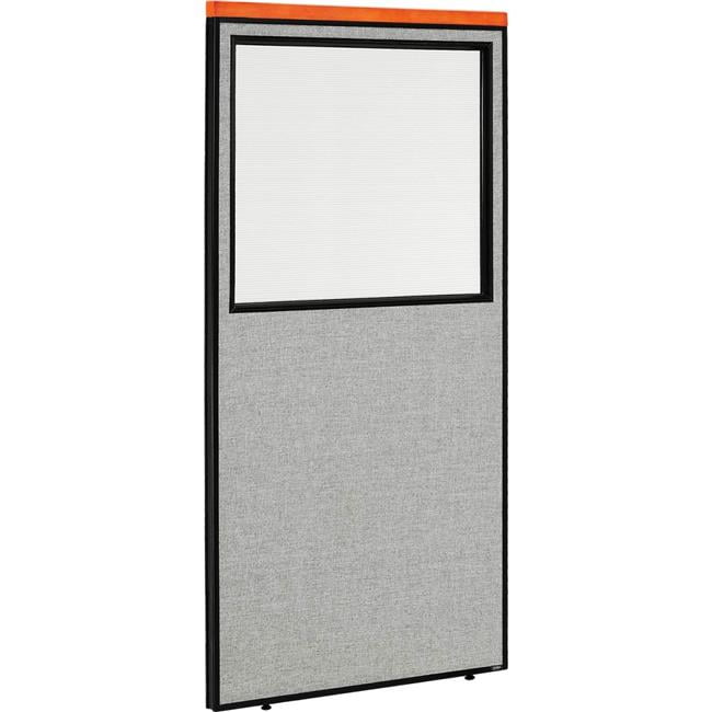 Global Industrial 695788DWGY Interion Deluxe Office Partition Panel ...
