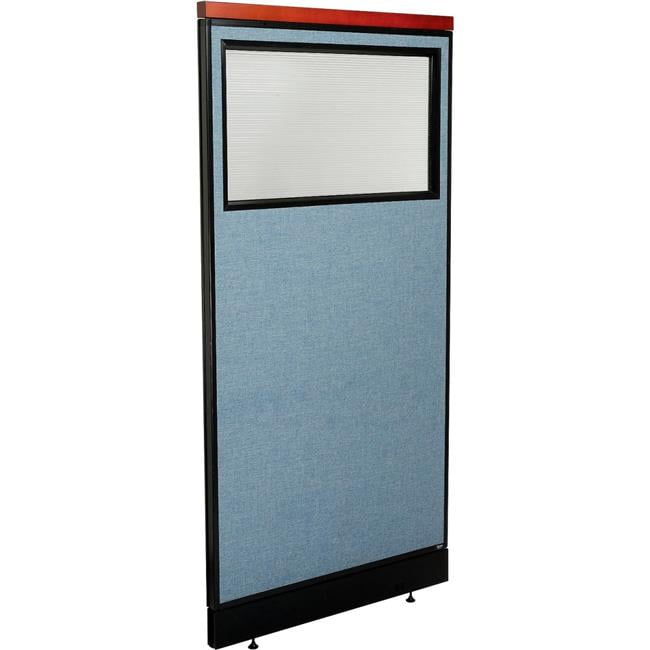 Global Industrial 695788DWPBL Interion Deluxe Office Partition Panel ...