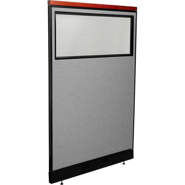 Global Industrial 695789DWEGY Interion Deluxe Electric Office Partition ...