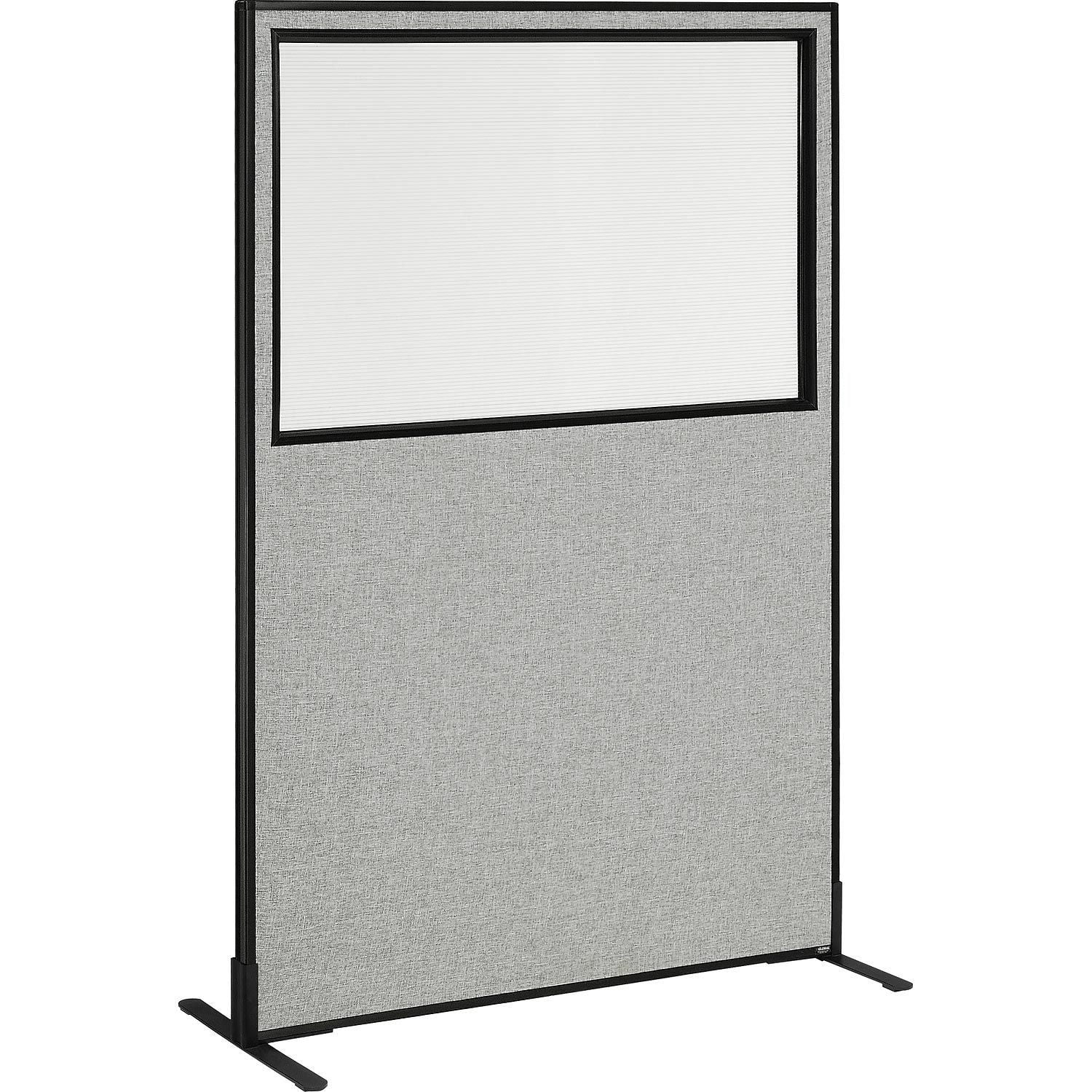 Global Industrial 695789FWGY Interion Freestanding Office Partition ...