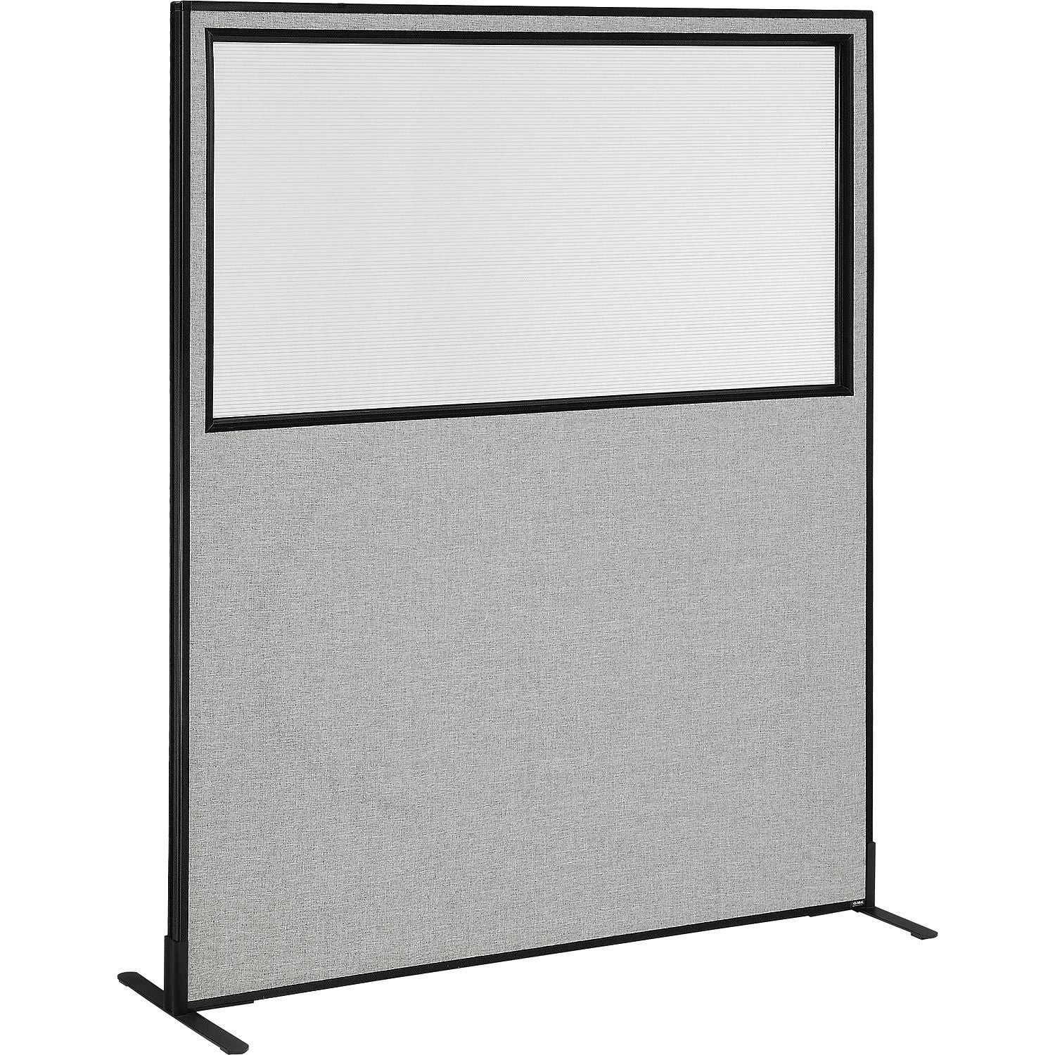 Global Industrial 695790FWGY Interion Freestanding Office Partition ...