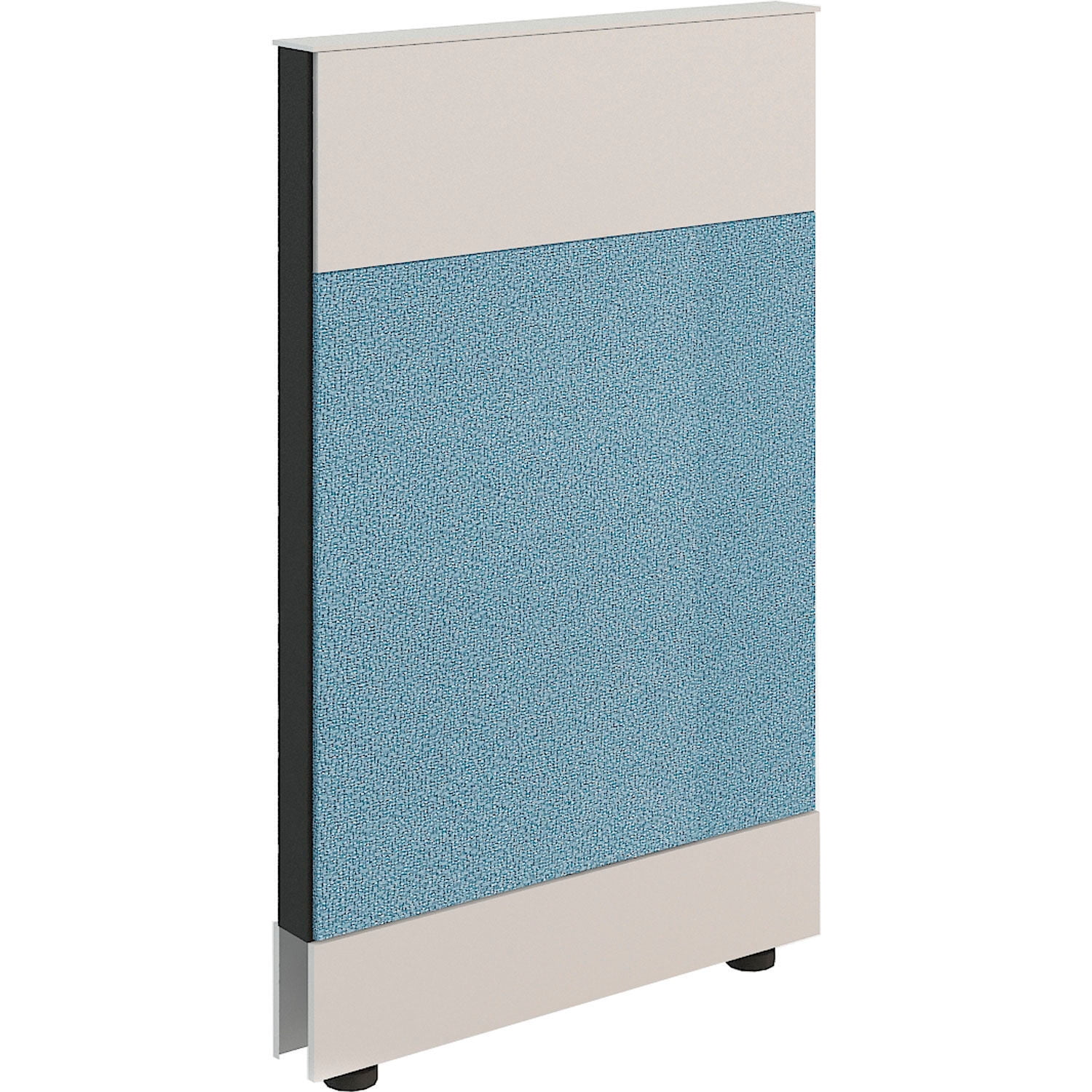 Global Industrial 695904BL Interion Modular Partition Base Panel 24 x ...