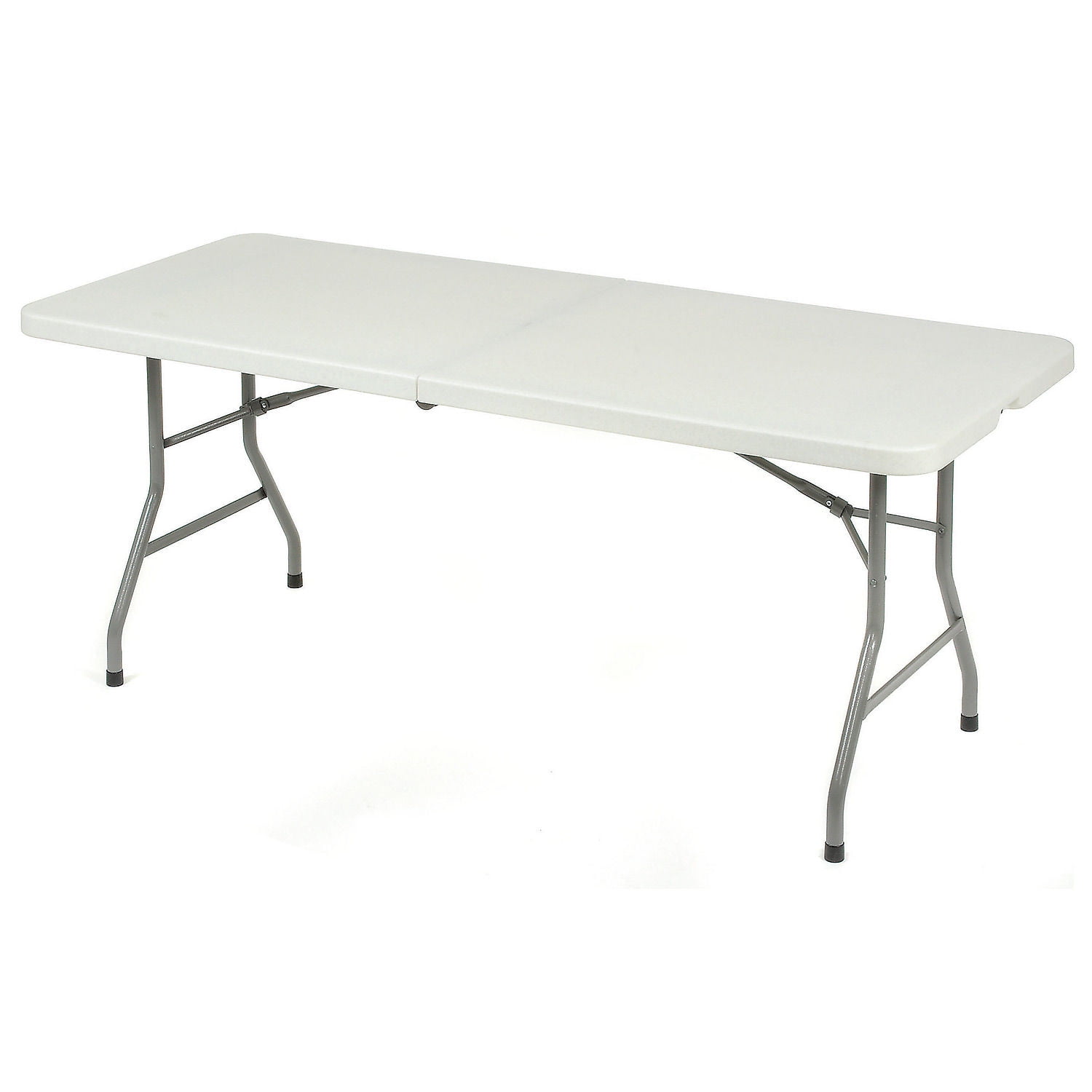 Global Industrial 72" Fold in Half Table, White - Walmart.com