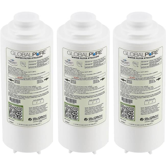 Global Industrial 761215PF-12P Global Pure Replacement Water Filter ...