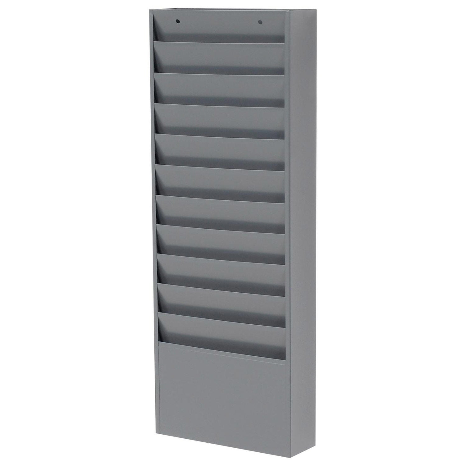 Global Industrial Medical Chart Hanging Wall File Holder, 11 Pockets ...