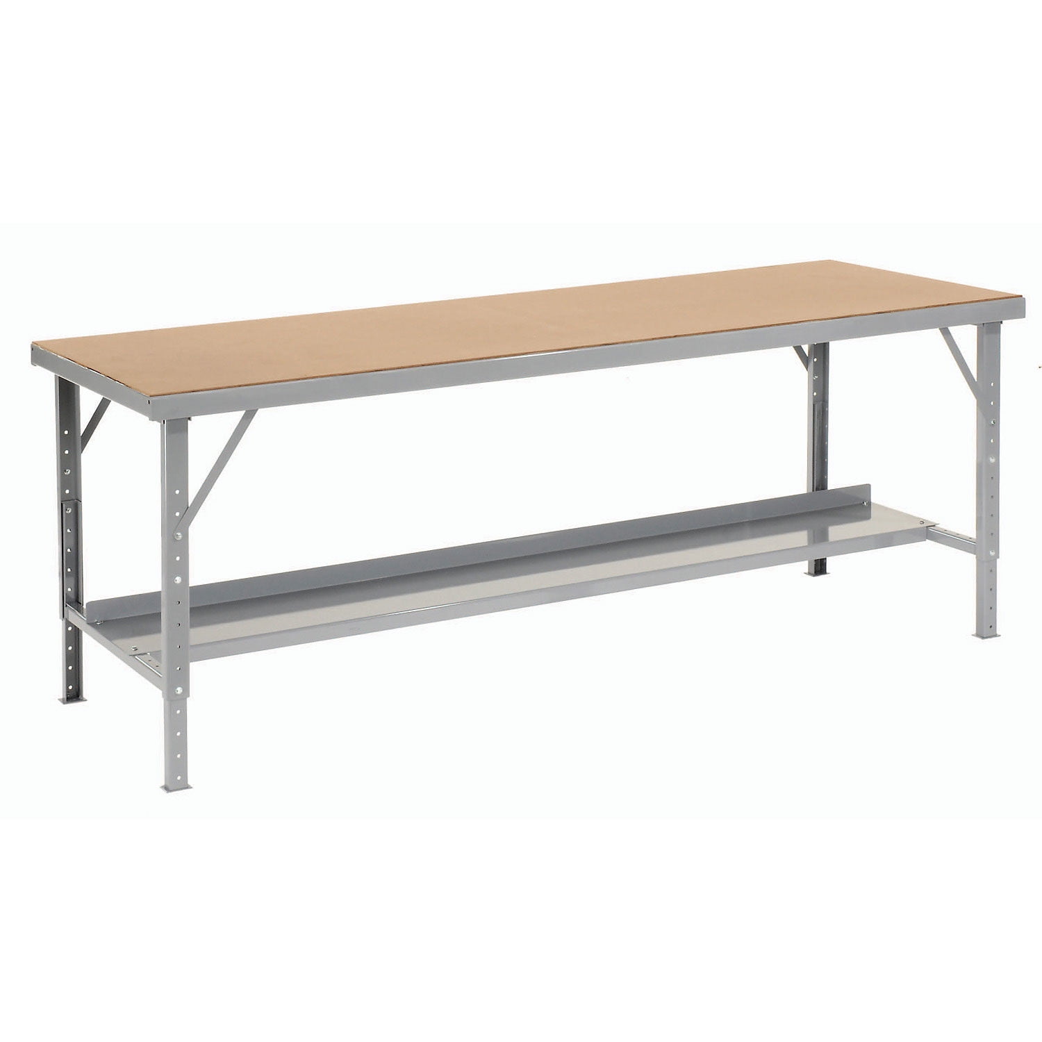 Heavy-Duty Extra Long Hardboard Folding Assembly Workbench, 84" W x 34 ...