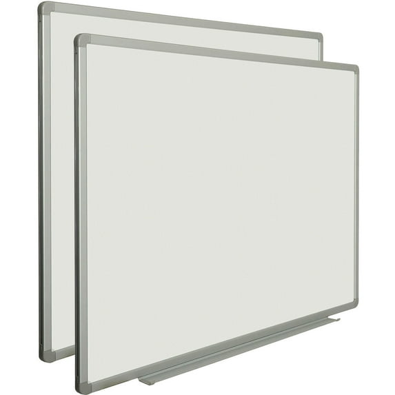 Global Industrial™ Magnetic Whiteboard - 48 x 36 - Steel Surface - Pack ...