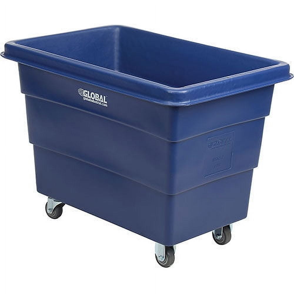 8 Bushel HDPE Plastic Box Truck w/o Base, Blue, 33-3/10"L x 24-3/5"W x ...