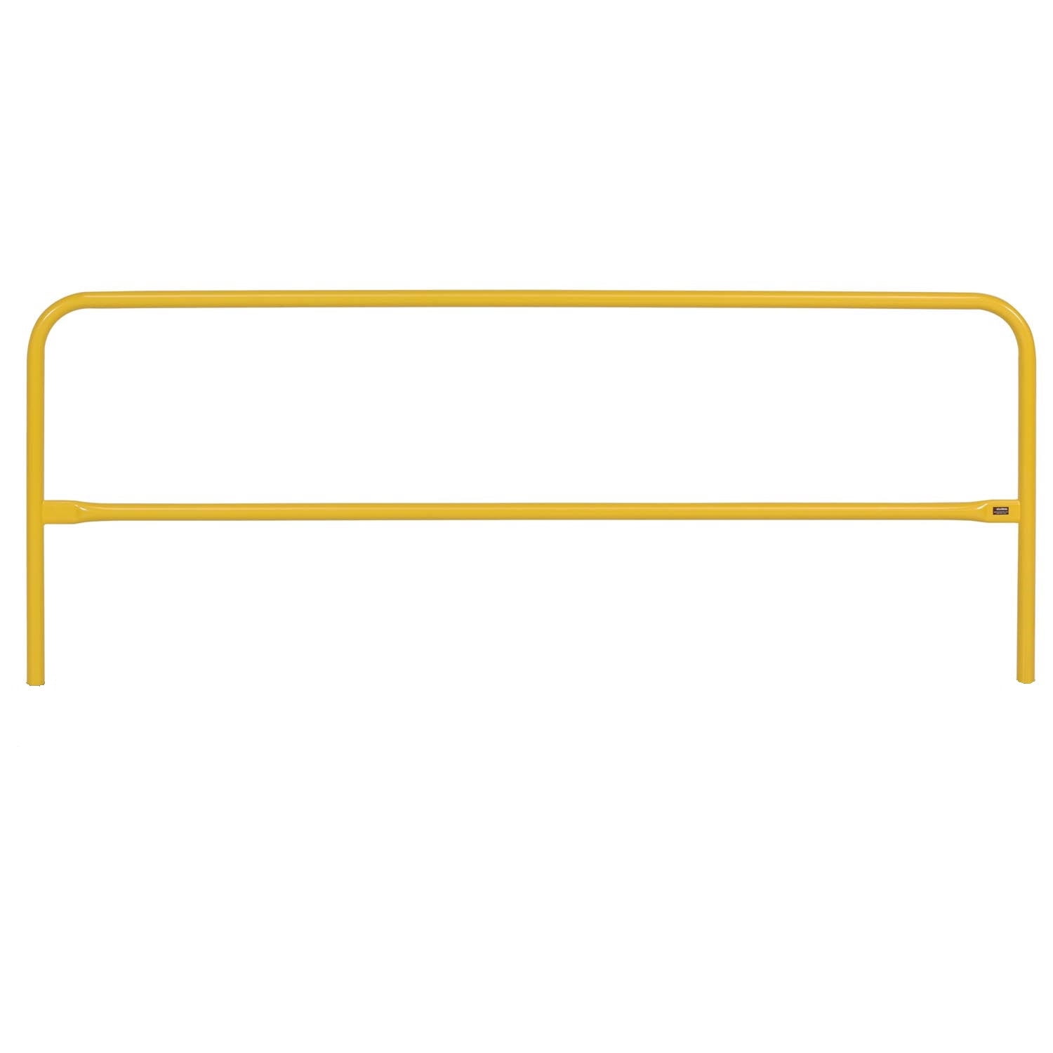 Global Industrial 96"L Pedestrian Barrier, Steel, Yellow - Walmart ...