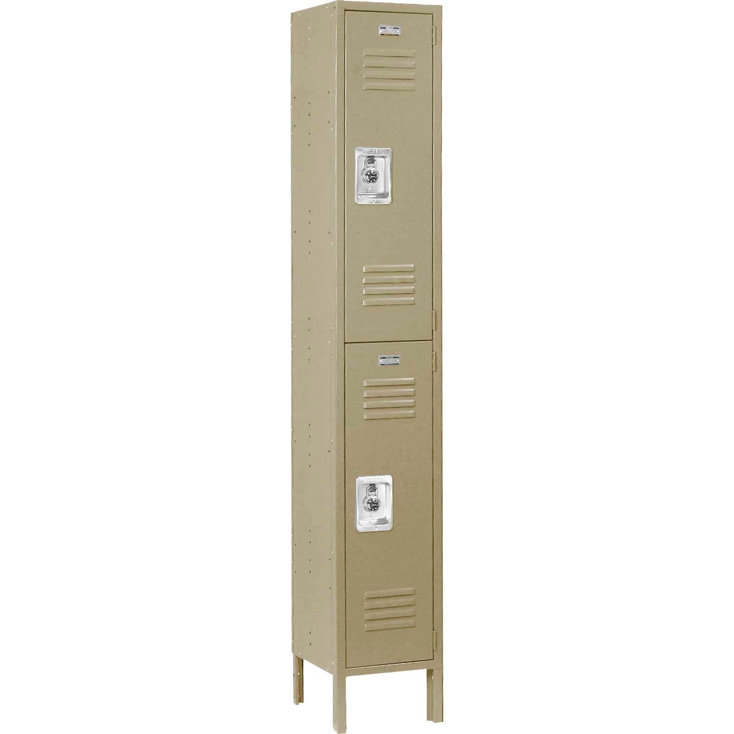 Global Industrial 968266TN 12 x 15 x 36 in. Double Tier Infinity Locker ...