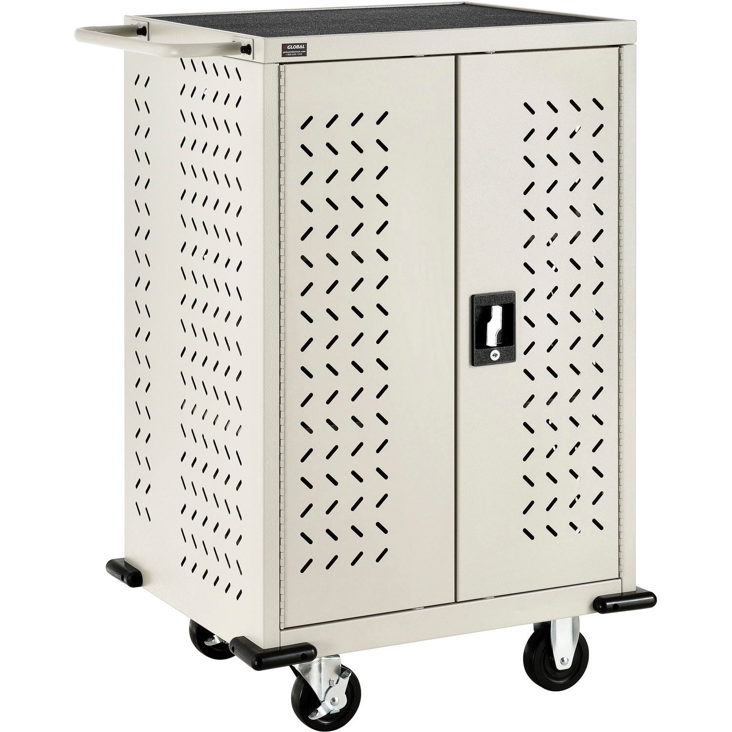 Global Industrial 987877 Mobile Storage & Charging Cart for 36 iPad ...