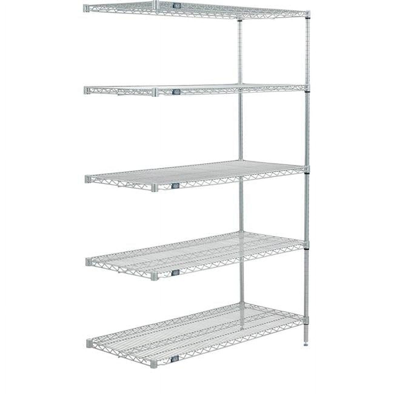Global Industrial A14307Z5 Nexel 5 Shelf Poly-Z-Brite Wire Shelving ...