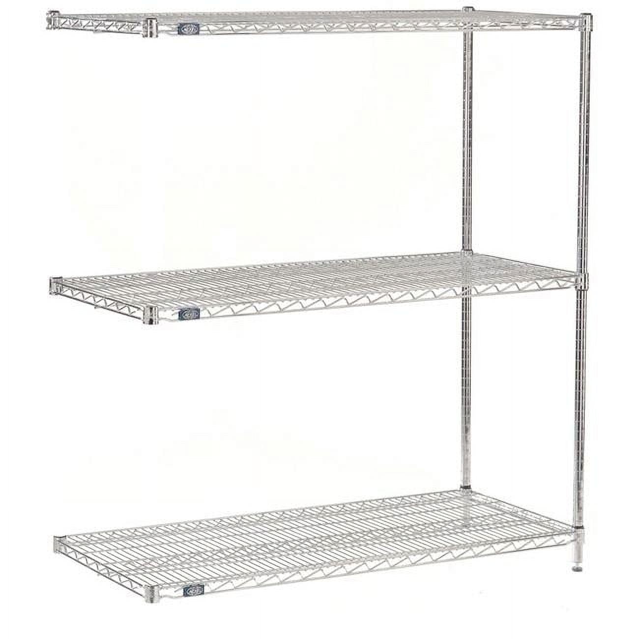 Global Industrial A14483S3 Nexel 3 Shelf Stainless Steel Wire Shelving ...
