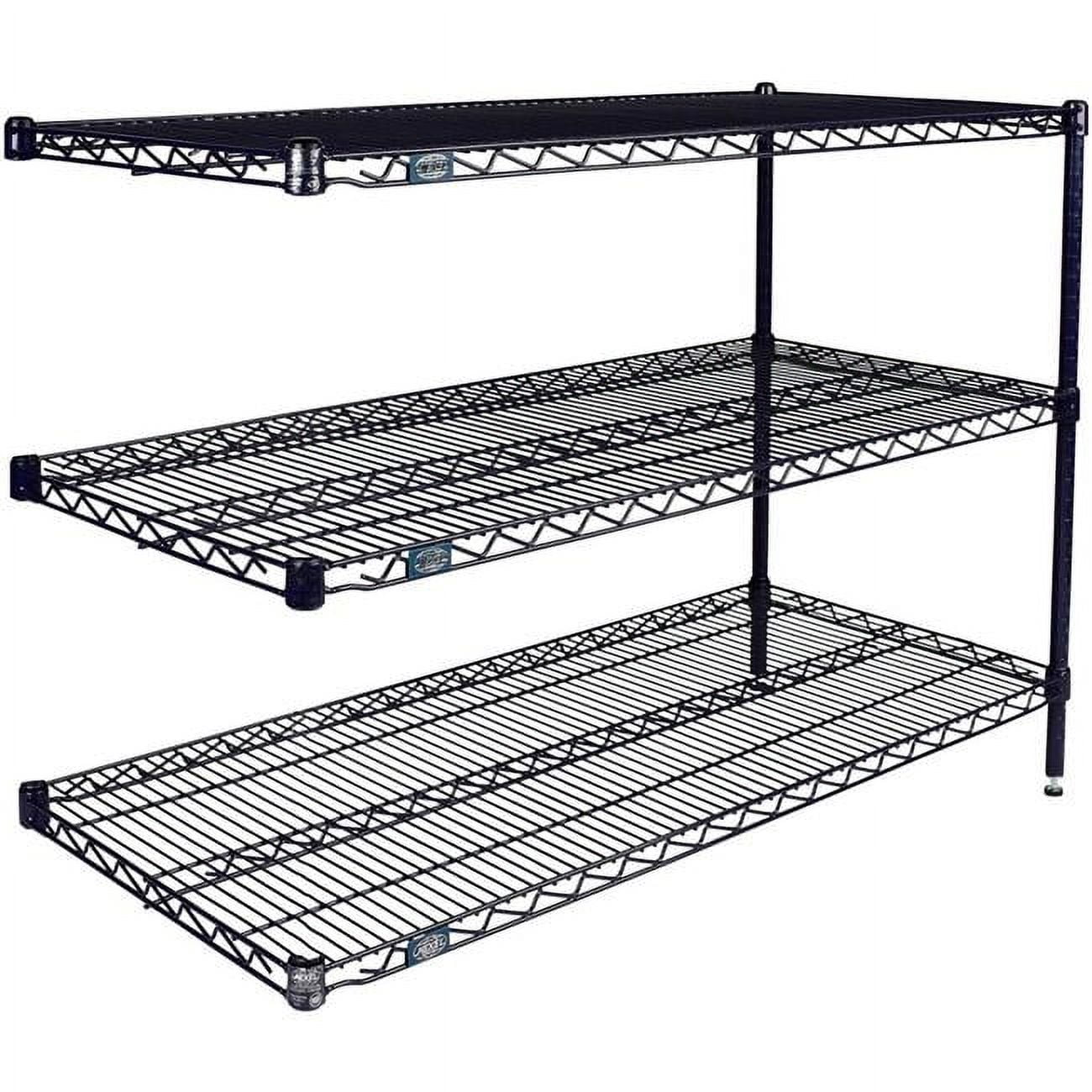 Global Industrial A21303N3 Nexel 3 Shelf Nexelon Blue Wire Shelving ...
