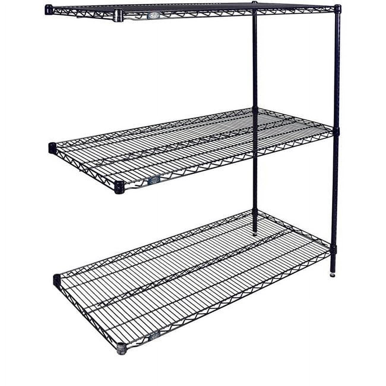 Global Industrial A21725N3 Nexel 3 Shelf Nexelon Blue Wire Shelving ...