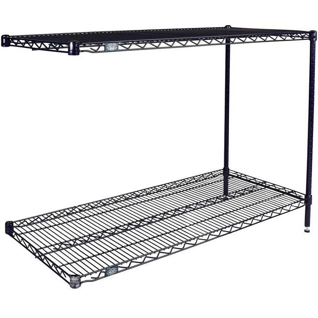 Global Industrial A24303N2 Nexel 2 Shelf Nexelon Blue Wire Shelving ...