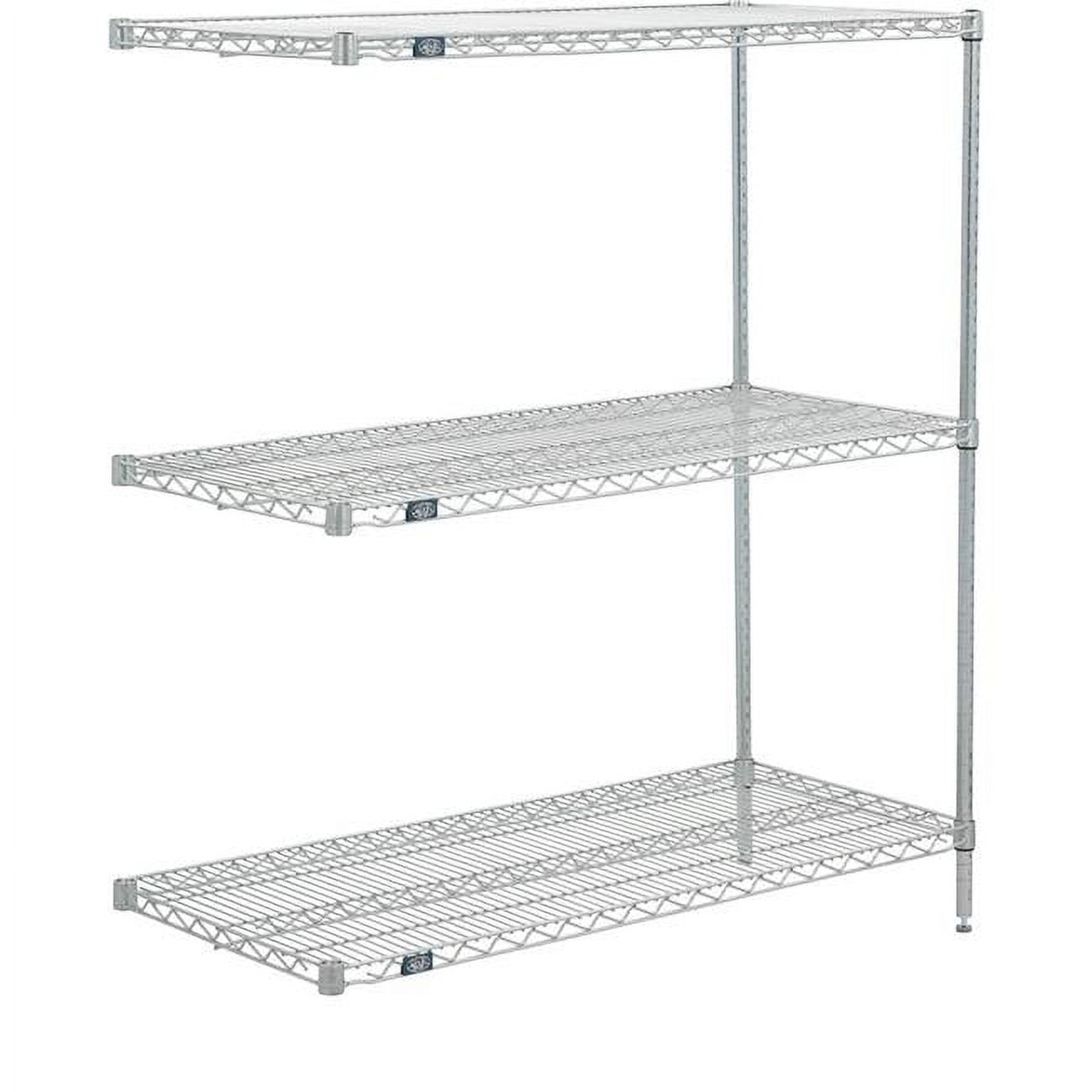 Global Industrial A24605Z3 Nexel 3 Shelf Poly-Z-Brite Wire Shelving ...