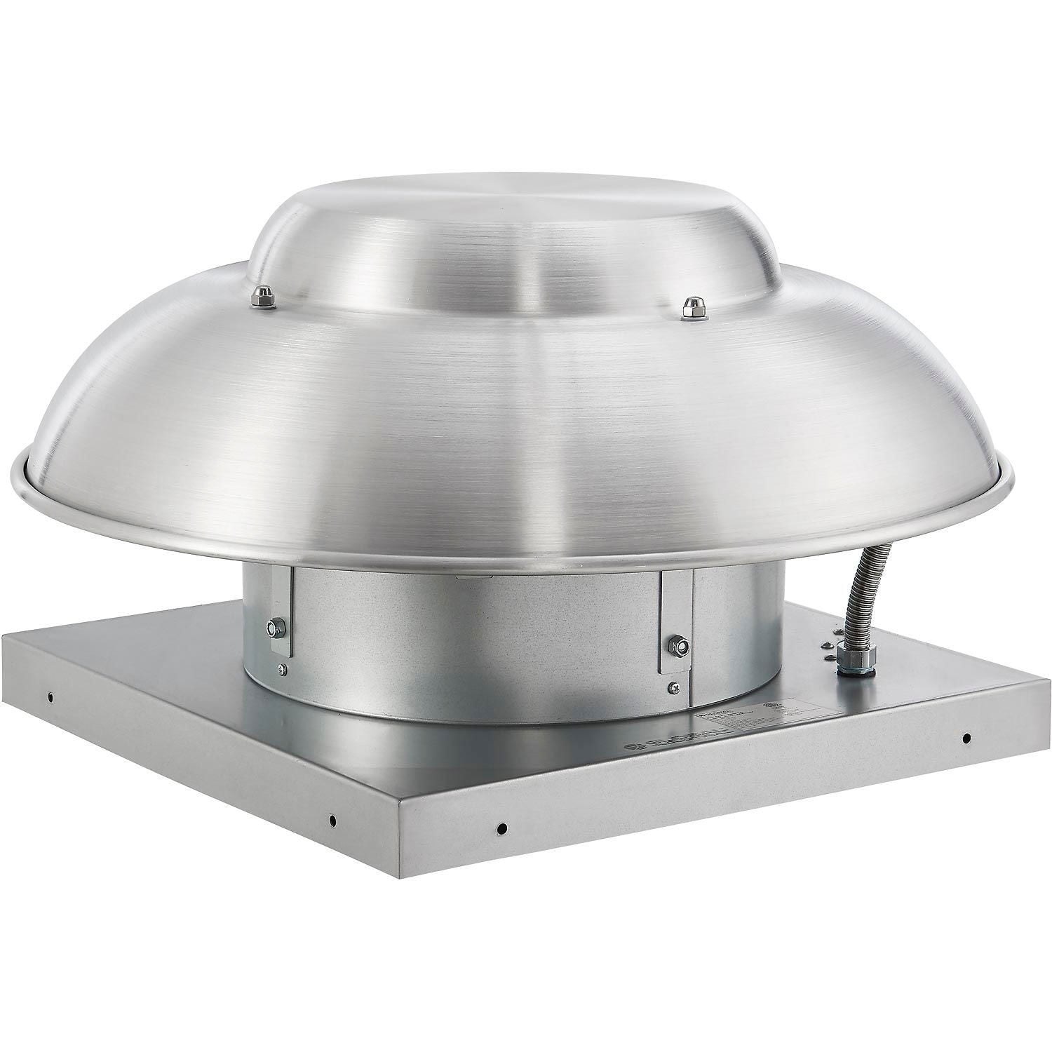 Global Industrial Aluminum Roof Axial Exhaust Fan, 1160 CFM, 115V ...