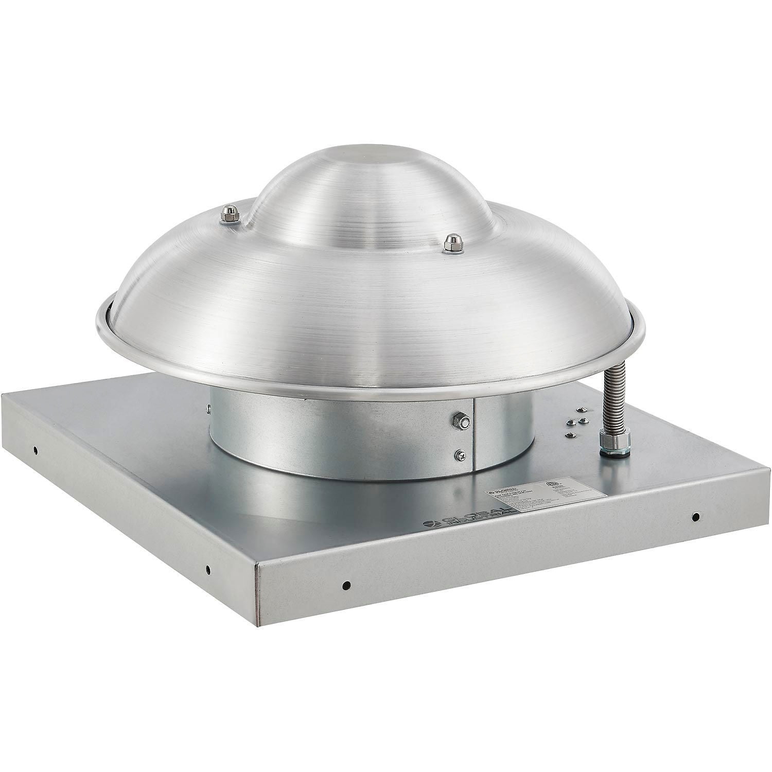 Global Industrial Aluminum Roof Axial Exhaust Fan, 500 CFM, 115V ...