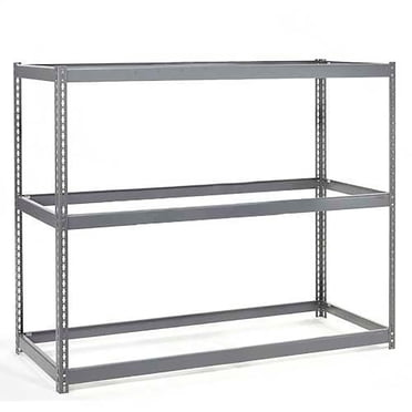 Global Industrial B2297104 84 x 96 x 24 in. 3 Shelves Wide Span Rack ...