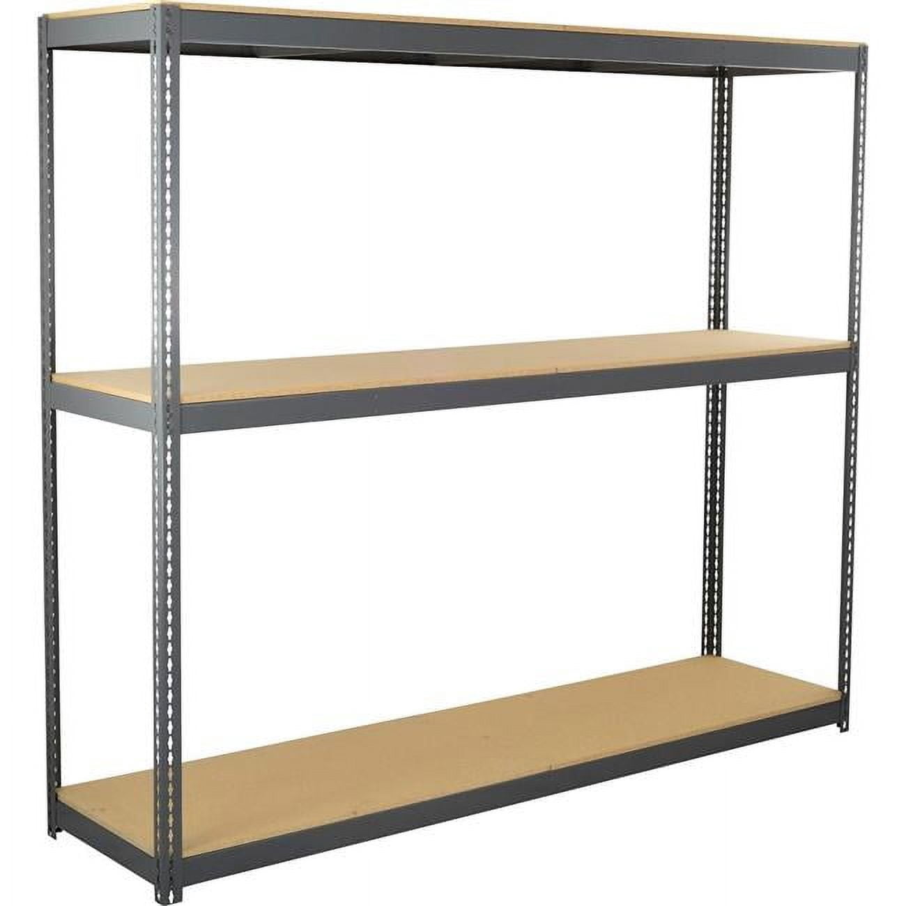 Global Industrial BC36966W3 3 Shelf Heavy Duty Channel Boltless ...