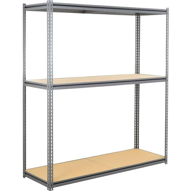Global Industrial BZ24726W3 3 Shelf Extra Heavy Duty Boltless Shelving ...