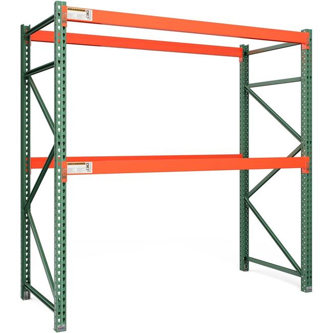 Global Industrial Bolted Teardrop Pallet Rack Starter - 96 x 48 x 96 in ...