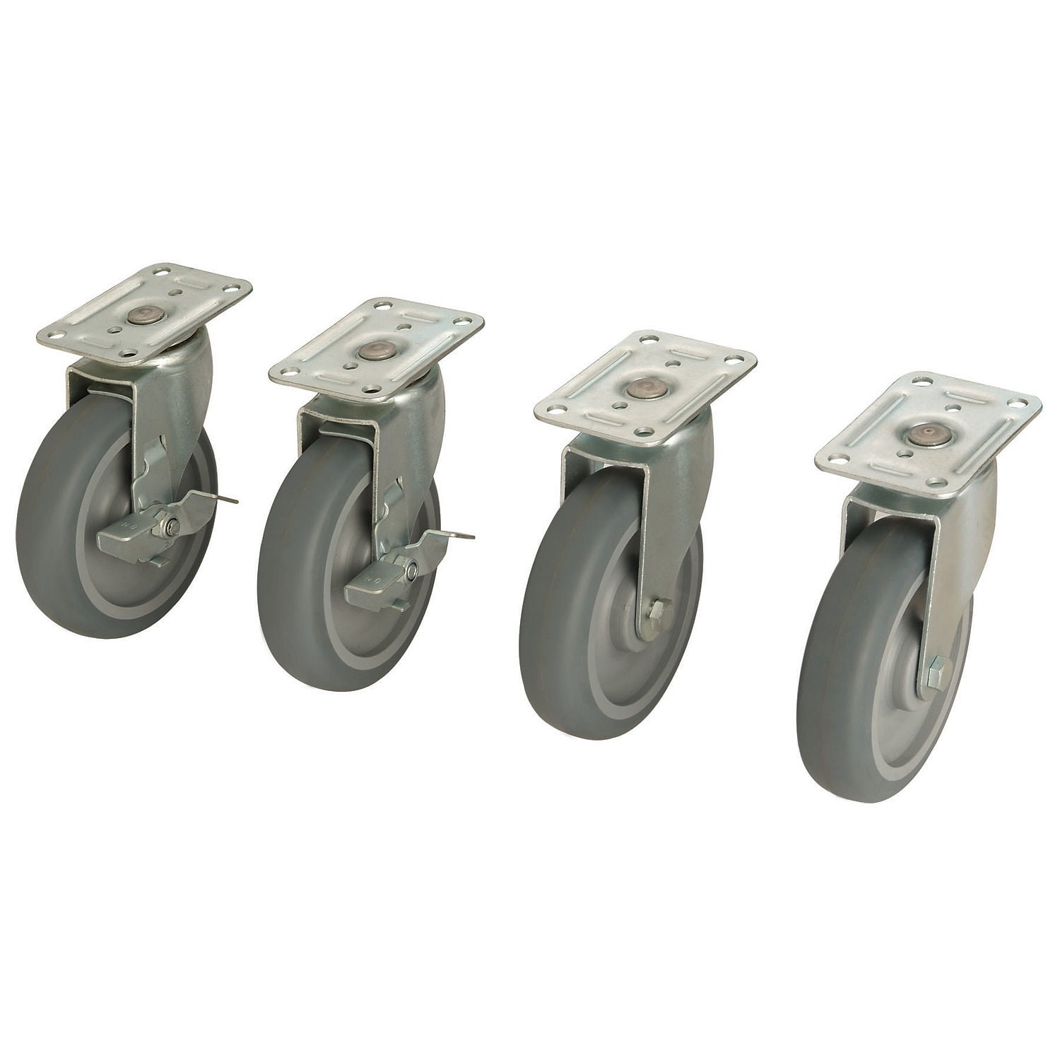 Global Industrial Bulk Container Caster Set (2 Swivel/2 Locking ...