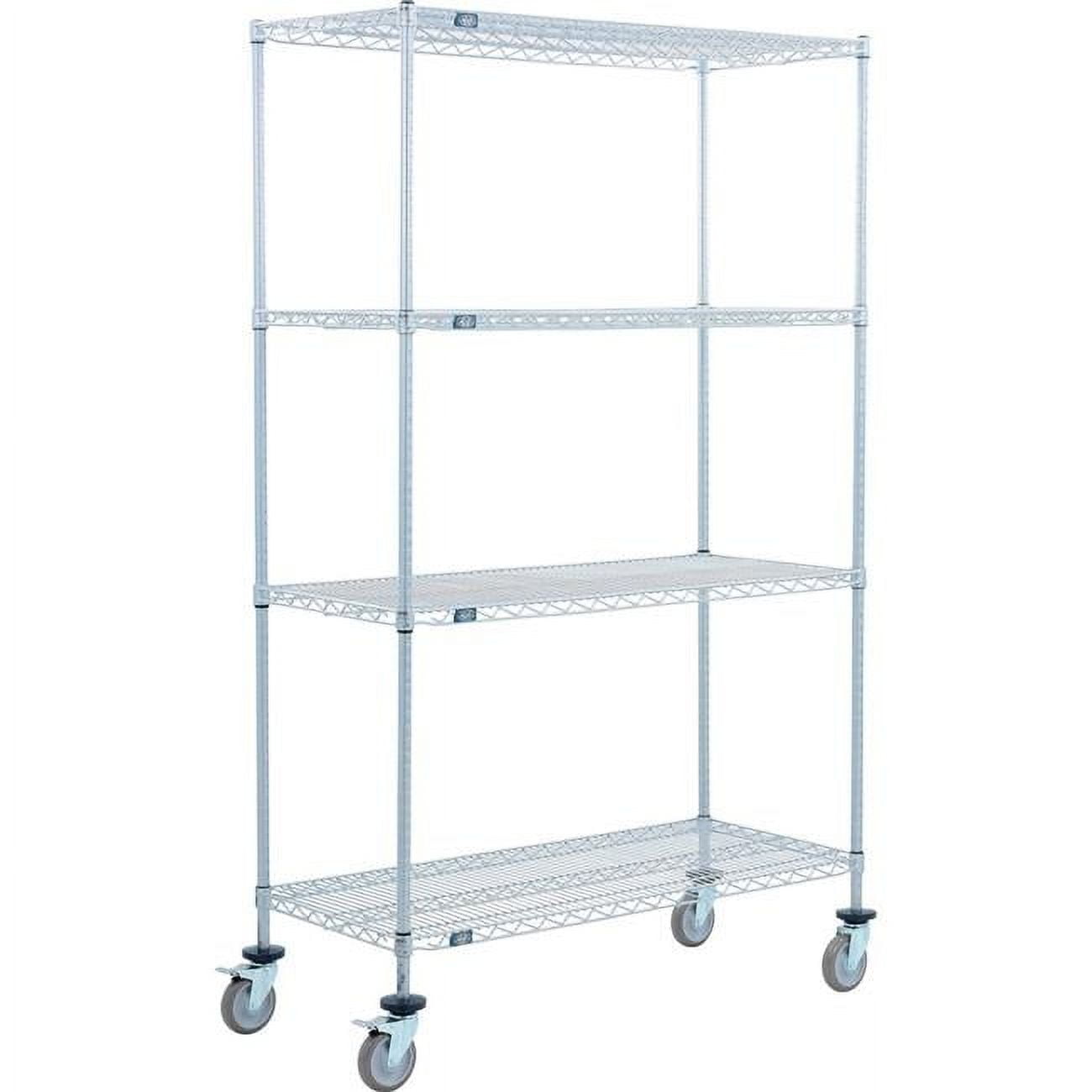 Global Industrial C18427PEPB4 Nexel 4 Shelf Truck, Nexelate 42 x 18 x ...