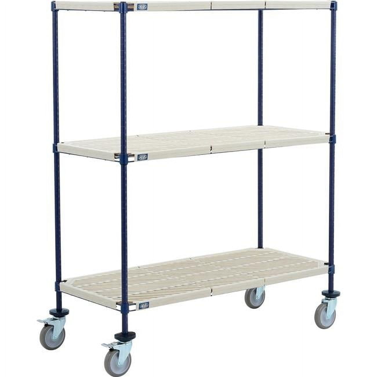 Global Industrial C18546PPMB3 Nexel 3 Shelf Truck, Nexelite 54 x 18 x ...