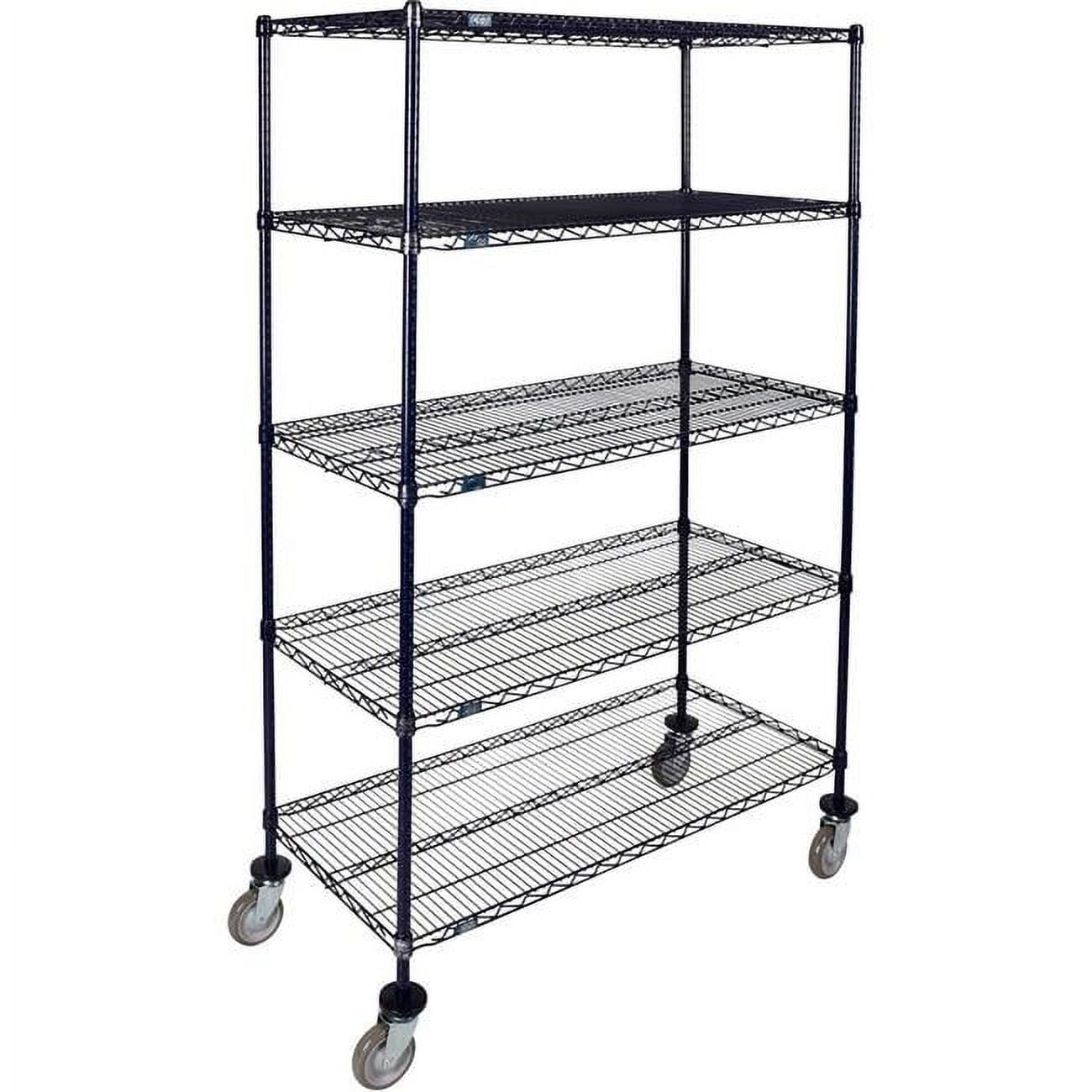 Global Industrial C21485PN5 Nexel 5 Shelf Truck, Nexelon 48 x 21 x 60 ...