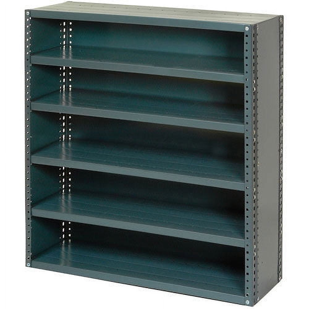 Global Industrial Closed Steel Shelf With 6 Shelves, 36"Wx12"Dx39"H ...