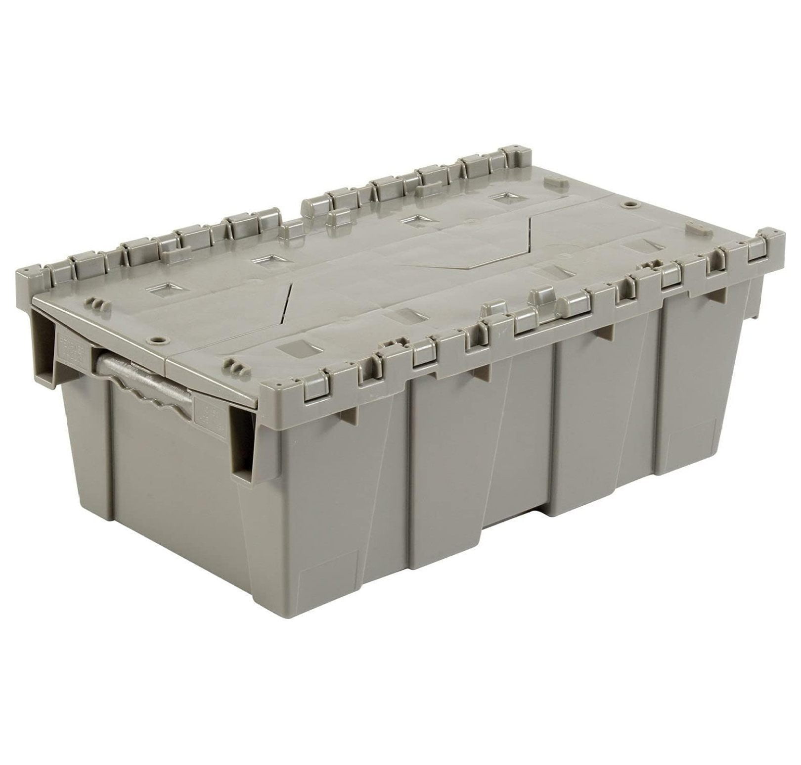 Global Industrial Distribution Container With Hinged Lid, 19-5/8x11-7 ...