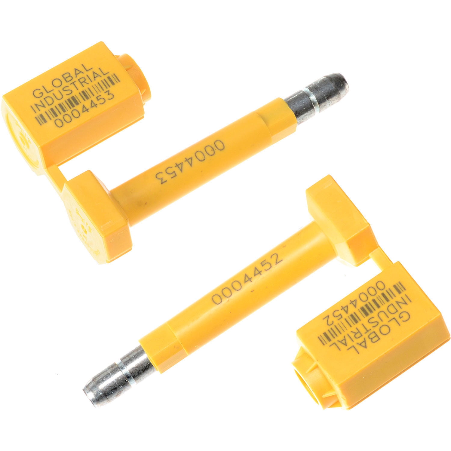 Global Industrial High Security Bolt Seal, Yellow, 50/Pack - Walmart.com