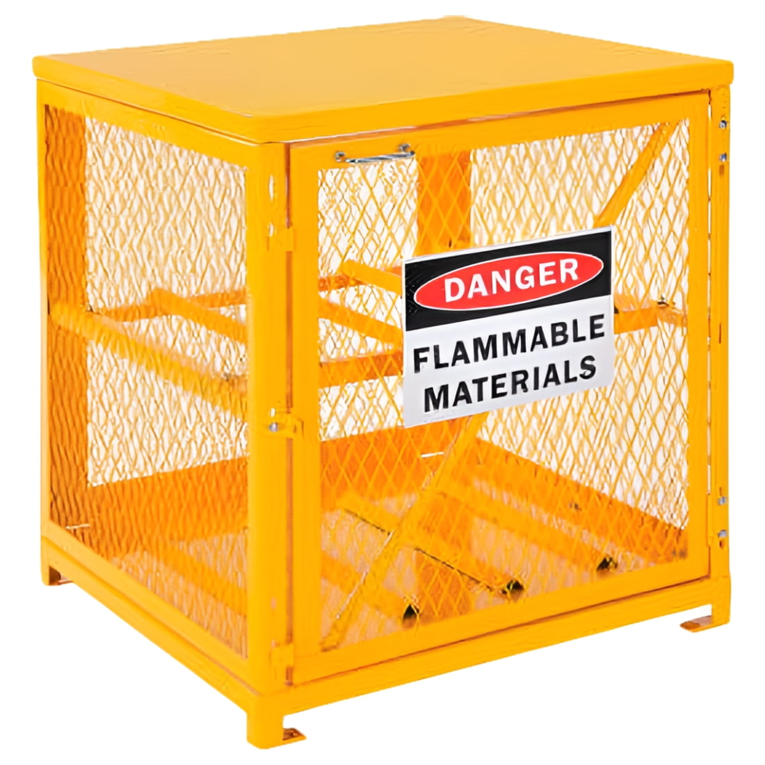 Global Industrial Horizontal Cylinder Storage Cabinet, Single Door, 4 ...