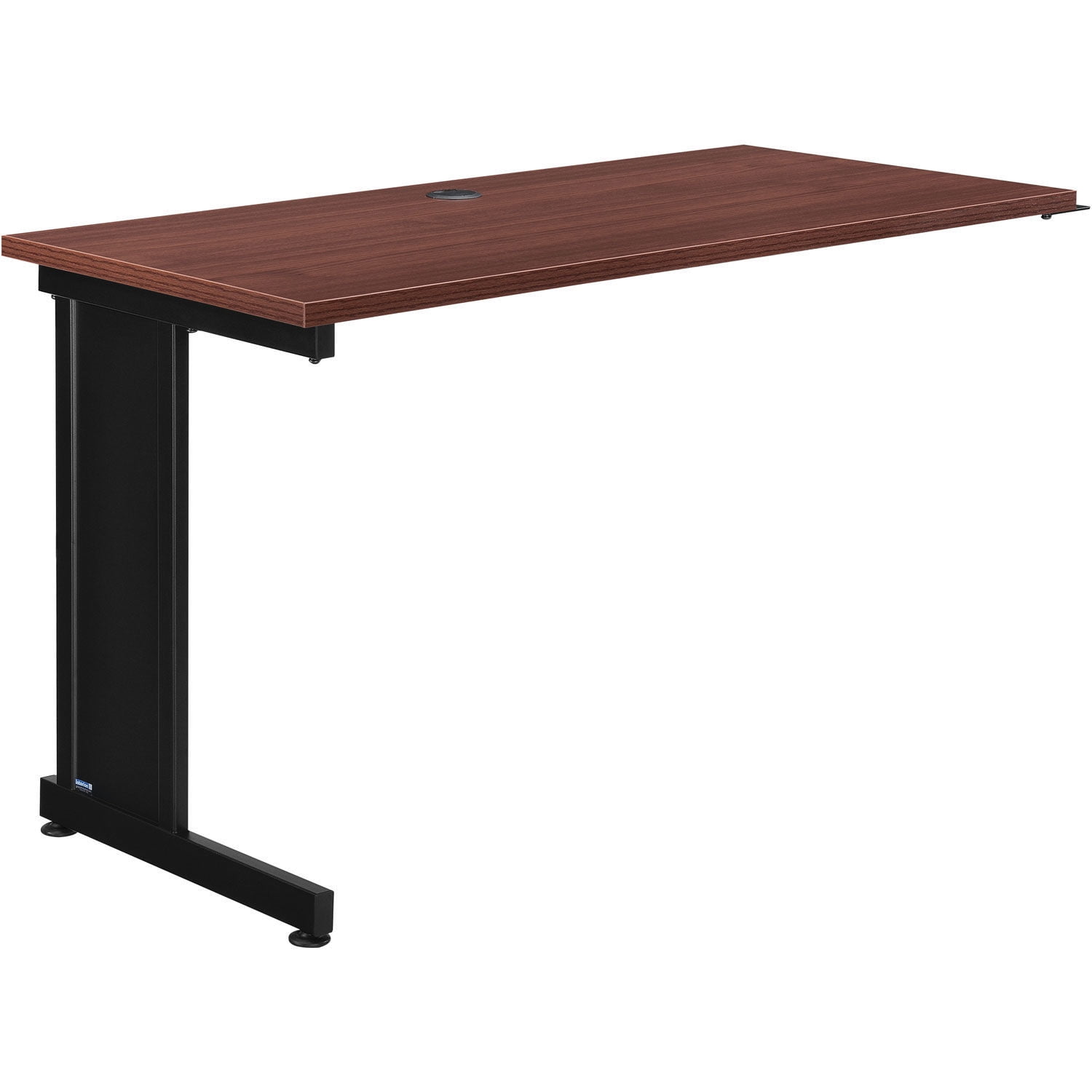Global Industrial 48"W x 24"D Left Handed Return Table, Mahogany ...