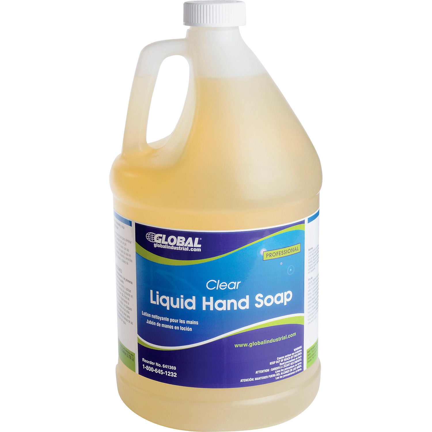 Global Industrial Liquid Hand Soap, Clear, Case Of Four 1 Gallon ...