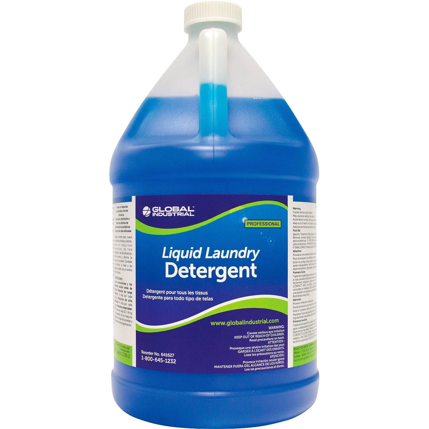Global Industrial Liquid Laundry Detergent, 1 Gallon Bottle, 4/Case ...