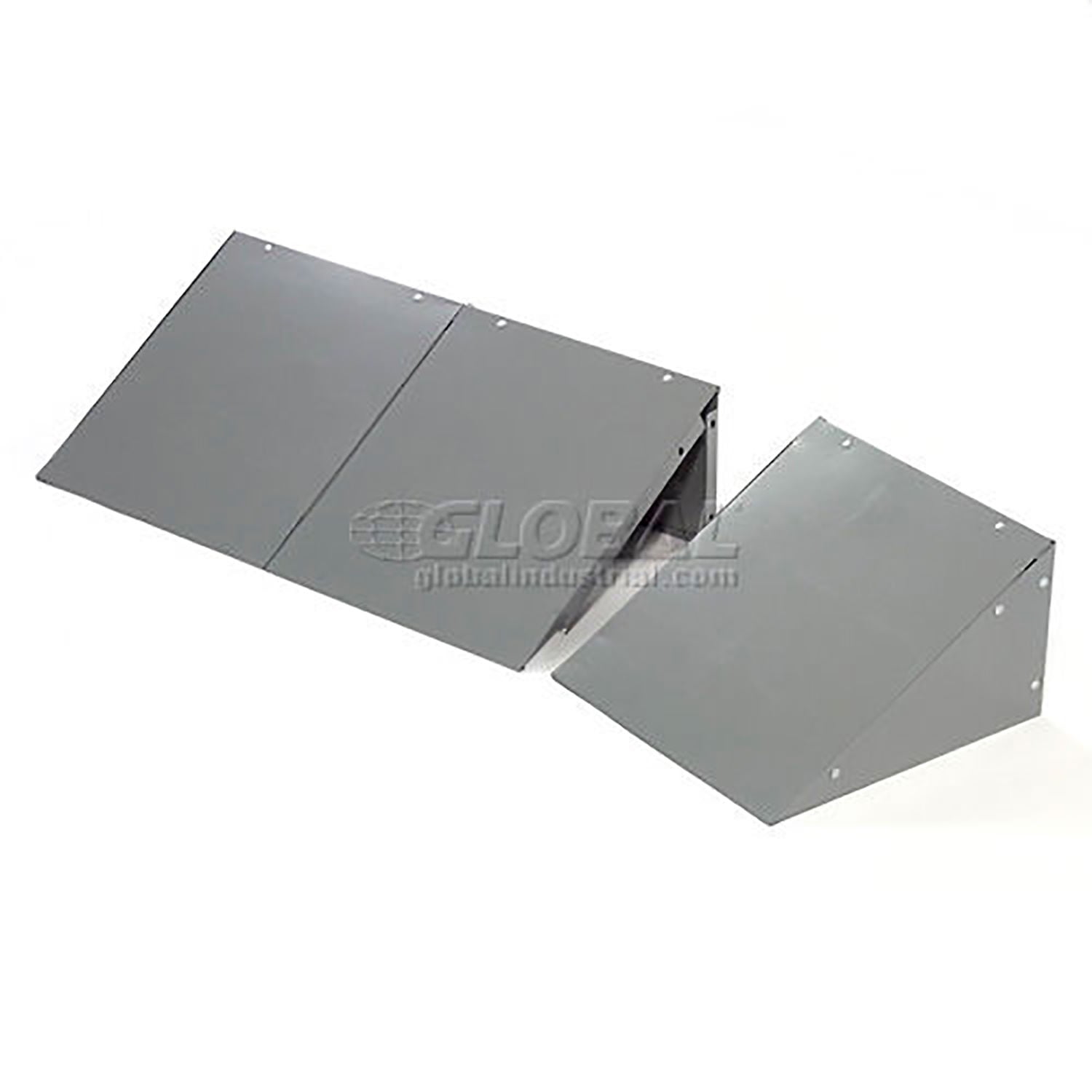 Global Industrial Locker Slope Top Kit 12x18 Gray - Walmart.com