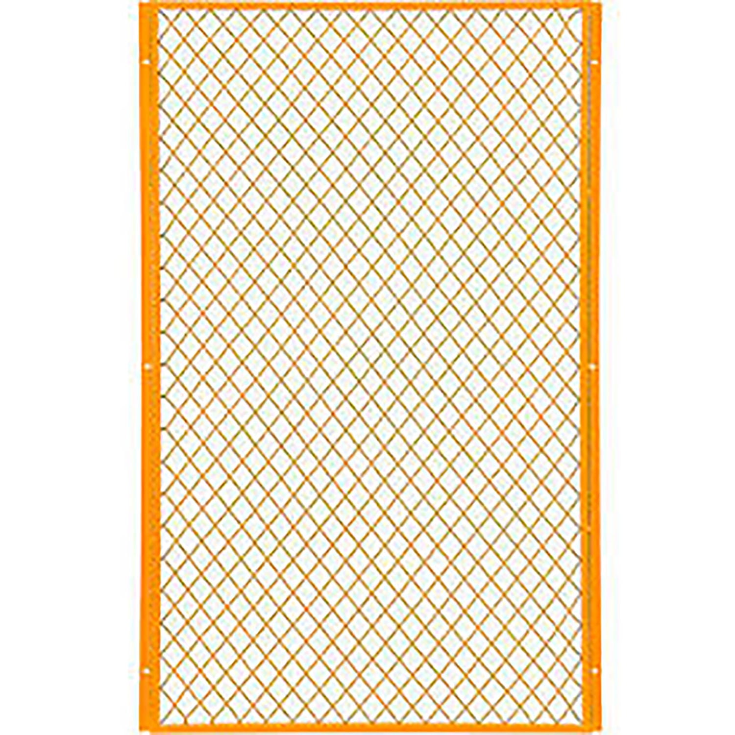 Global Industrial Machinery Wire Fence Partition Panel, 3'W, Yellow ...