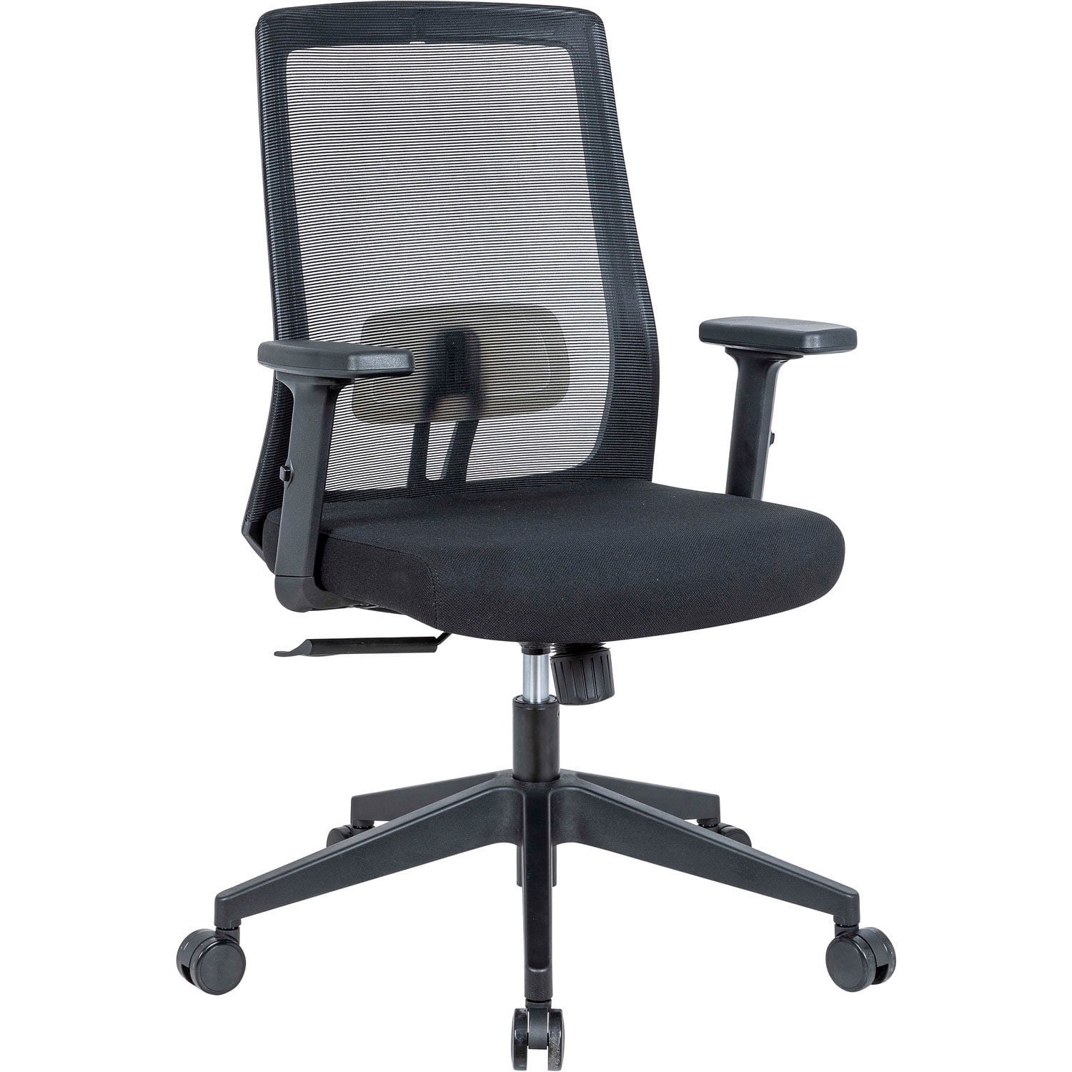 Global Industrial Mesh Task Chair with Seat Slider, Fabric, Black ...