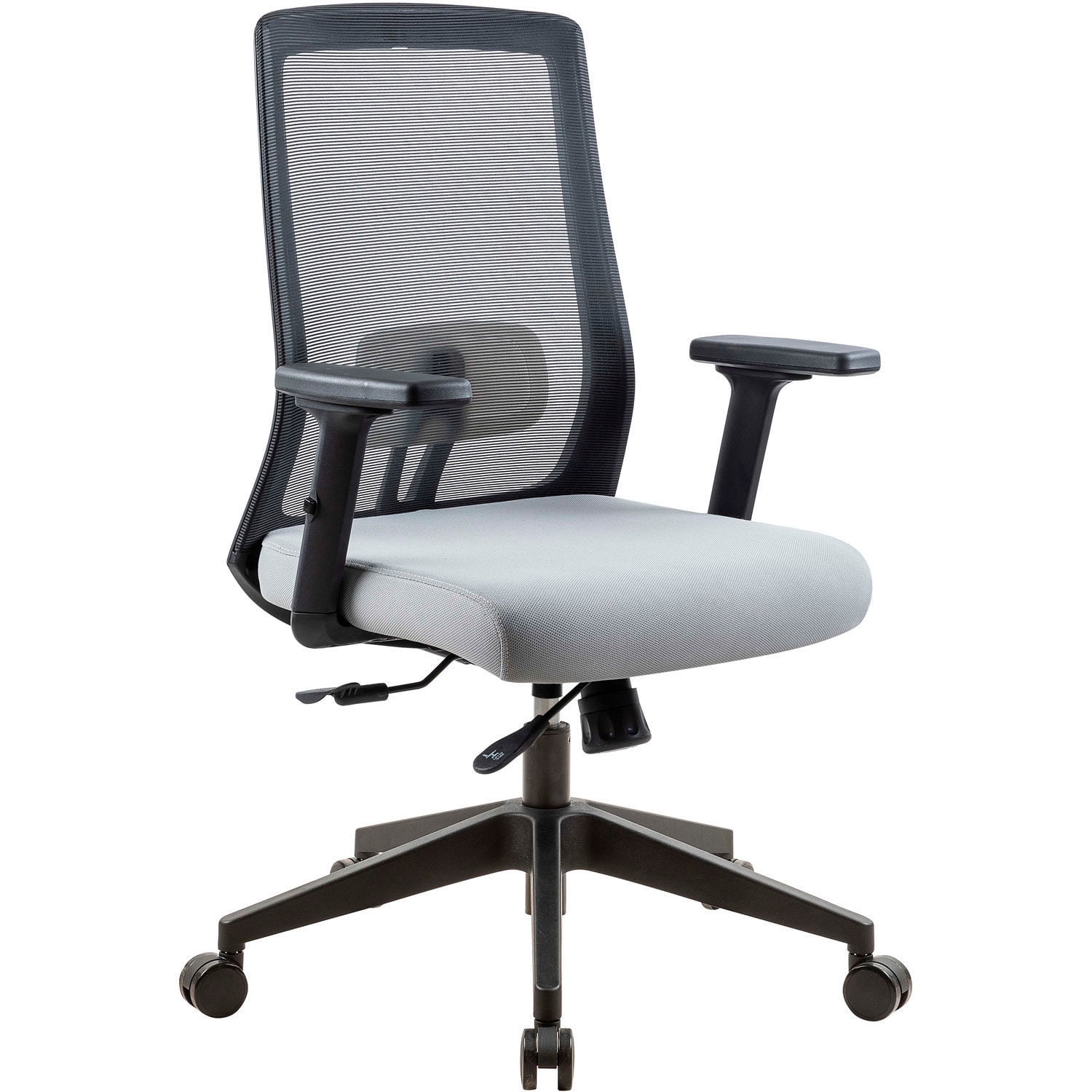 Global Industrial Mesh Task Chair with Seat Slider, Fabric, Gray ...
