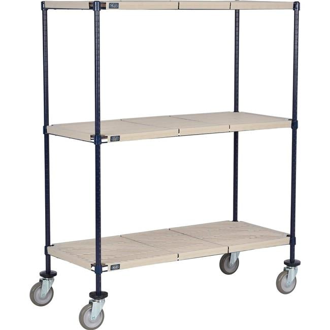 Global Industrial Nexel 3 Shelf Truck, Nexelite 48 x 24 x 60 in ...
